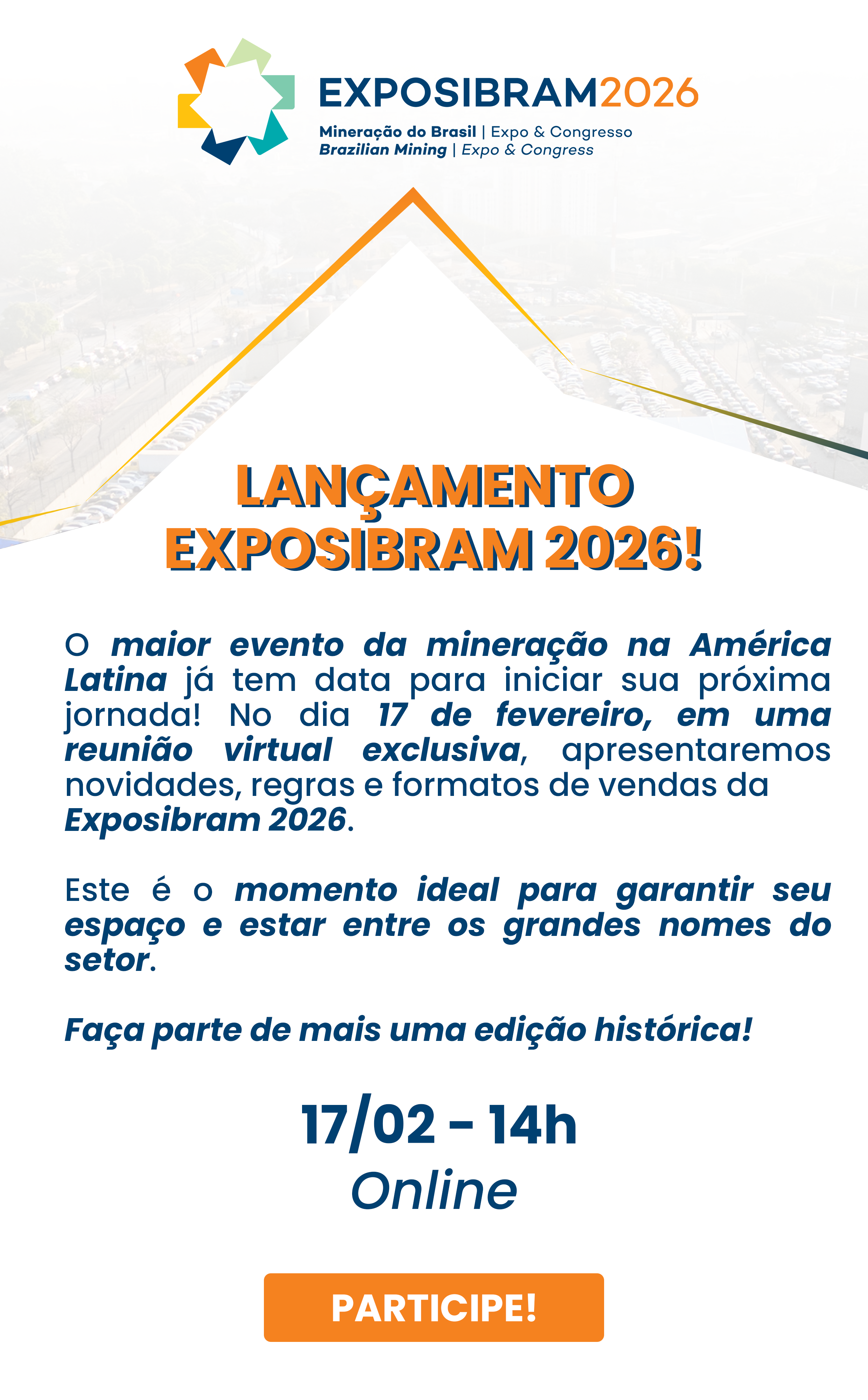 LANÇAMENTO EXPOSIBRAM 2026